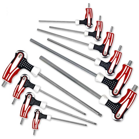 Buy Premium 3-10mm Plastic Handle Allen Key Flat Hex Ball End ...