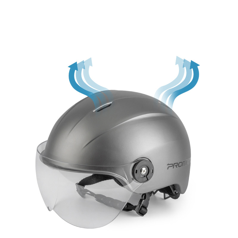 Buy Promend Motorcycle Helmet With Face Mask E-bike Head Protection ...