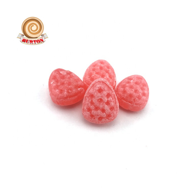 Buy Red Strawberry Sweets Hard Boiled Candy from Chaouzhou Burton ...
