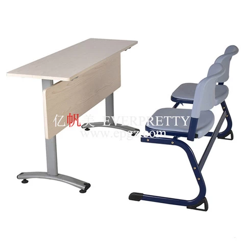 Buy School Project Students Double Desk And Chair Study Table Sets Desk ...