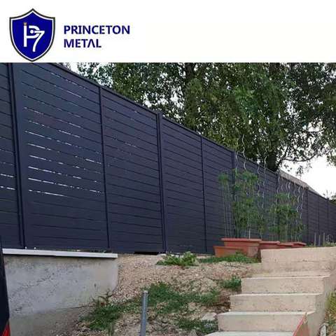 Buy Security Aluminum Metal Slat Aluminum Boundary Fence Wall from ...