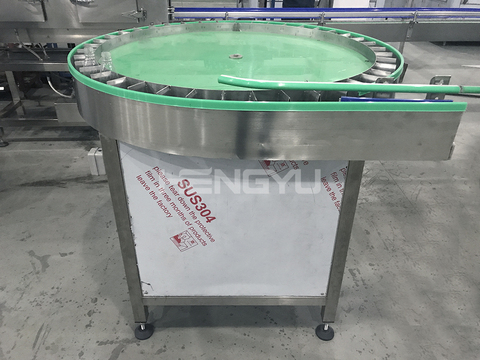 Buy Semi Automatic Unscrambler Bottle Loading Turntable Rotary Feeder ...