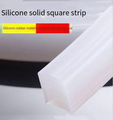 Buy Solid High Temperature Sealing Strip Silicone Rubber Waterproof ...