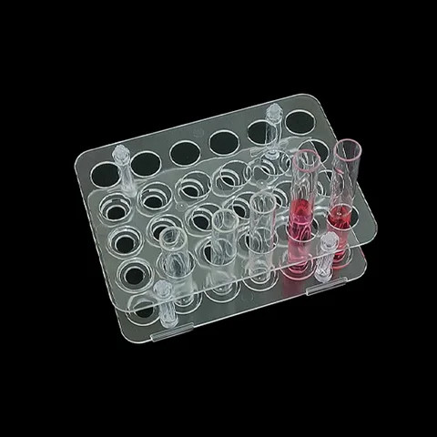 Buy Supply Laboratory Plastic Test Tube Stand Transparent Test Tube ...