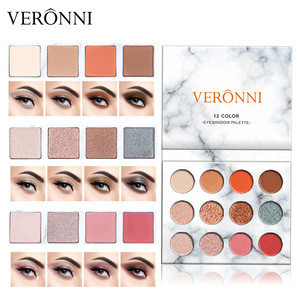 Buy Veronni 12 Colors Jigsaw Eyeshadow Palette Glitter Cosmetics Venta ...