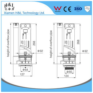 Buy Watermark Dual Flush Valve For One Piece Toilet And Two Piece ...