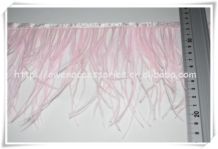 Buy Wholesale New Design Pink Feather Trim For Garment from Guangzhou ...