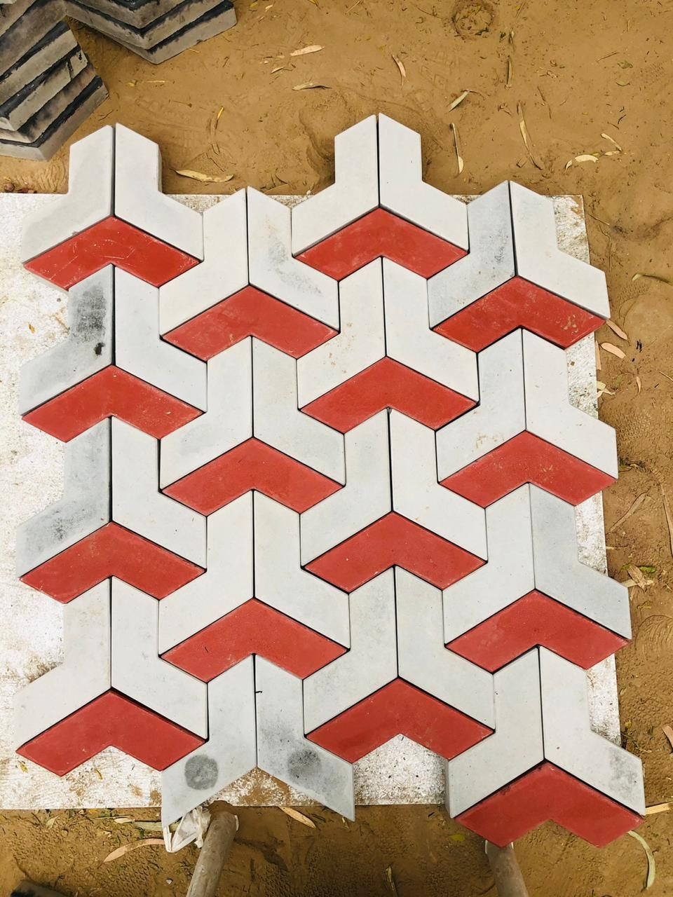 Buy V- Shape Interlocking Tiles from Armaan Marble, India | Tradewheel.com