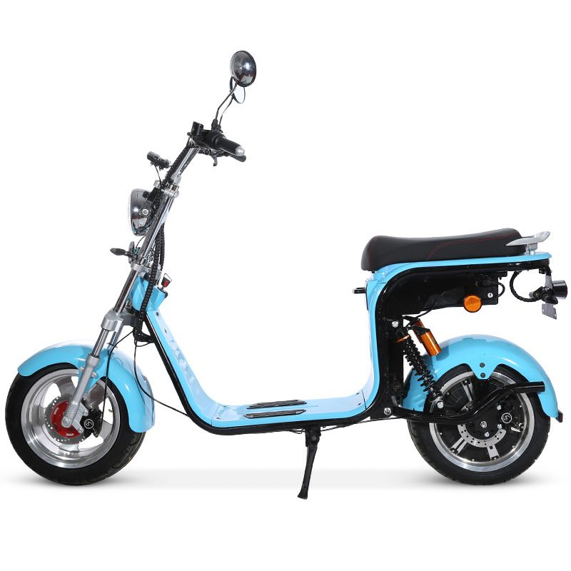 Buy Eec Coc Fat Tire E Scooter 1500w/2000w Motor 60v Citycoco 2 Wheel Electric Scooter Powerful ...