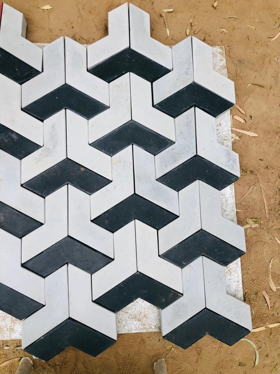 Buy V- Shape Interlocking Tiles from Armaan Marble, India | Tradewheel.com