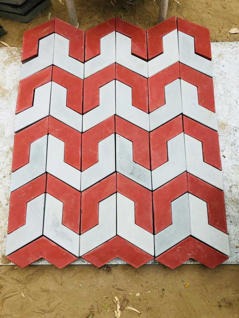 Buy V- Shape Interlocking Tiles from Armaan Marble, India | Tradewheel.com