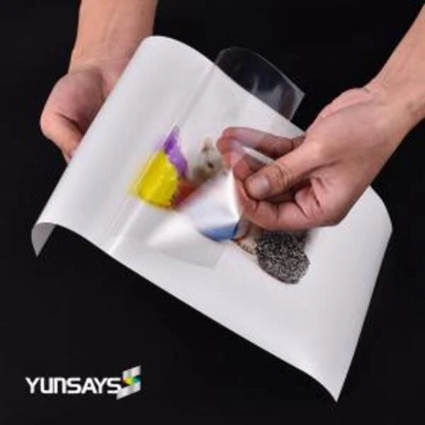 Buy Printable Pure Clear Pet Vinyl Sticker from Shanghai Yunsays New ...