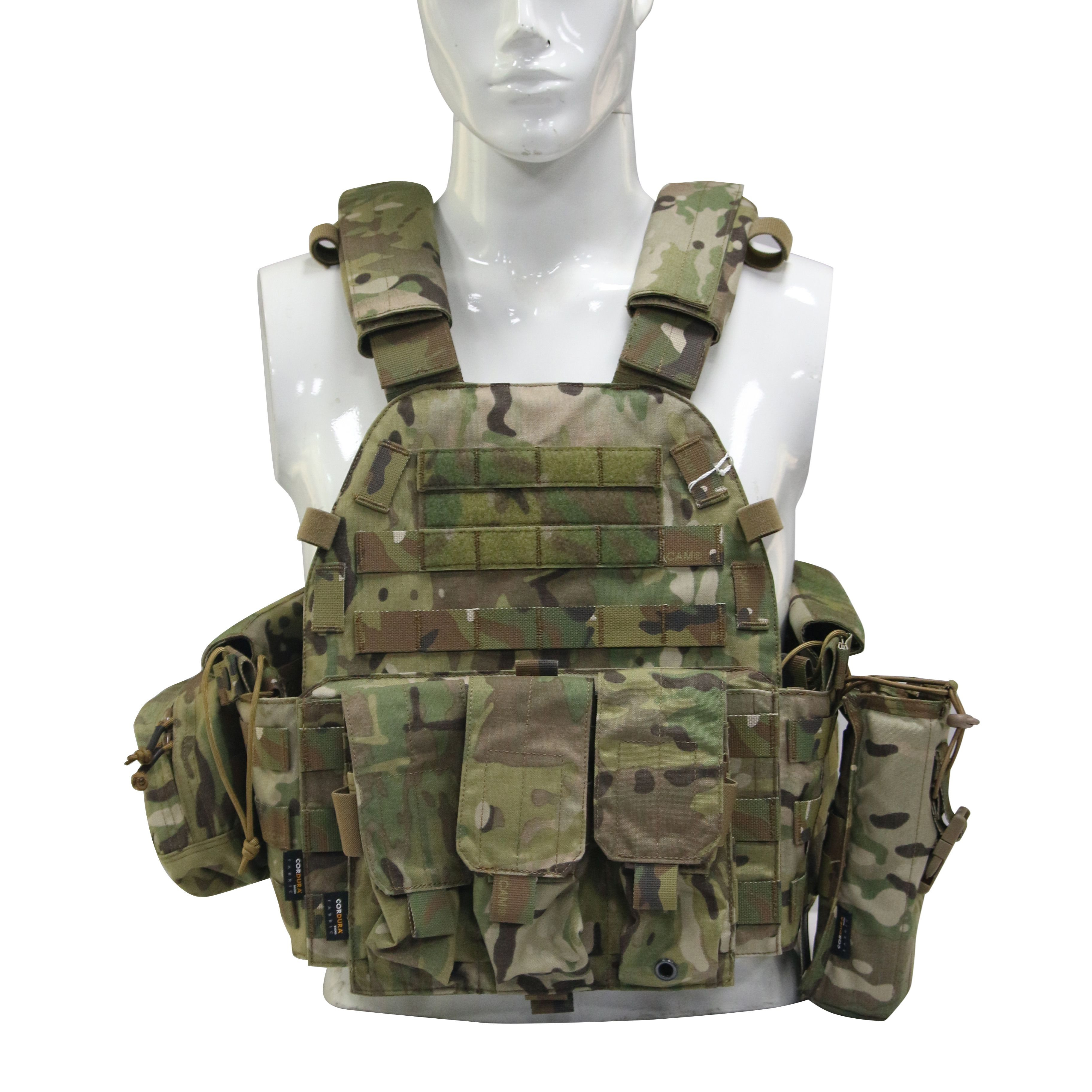 Buy 500d Nylon Tactical Vest Molle System Camo Durable Vest High ...