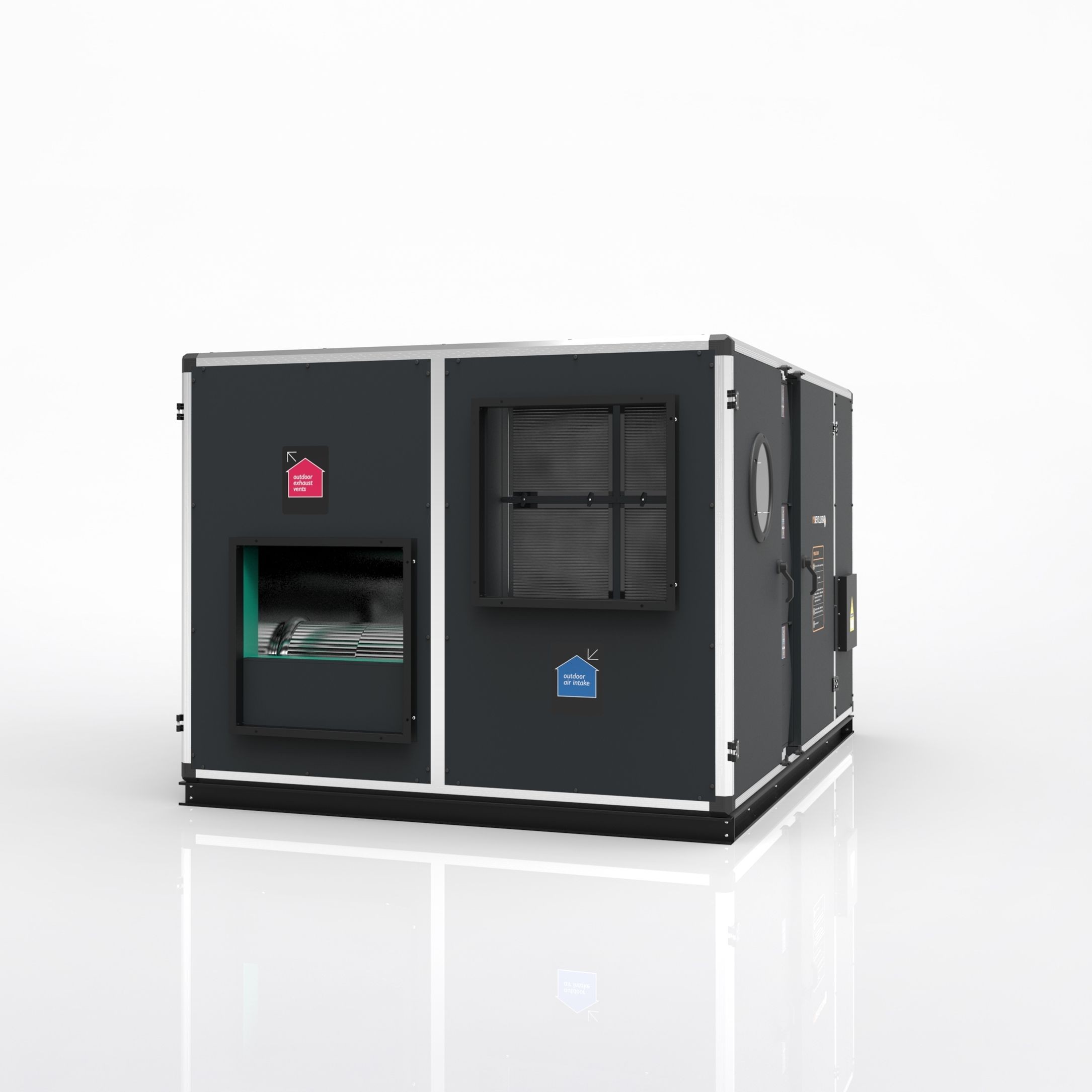 Buy Mia Ventilation Industrial Erv Air Recuperator Ahe-2000gl from ...