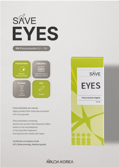 Buy Save Eyes – Skin Booster For Under-eye Rejuvenation 2ml from Aruda ...