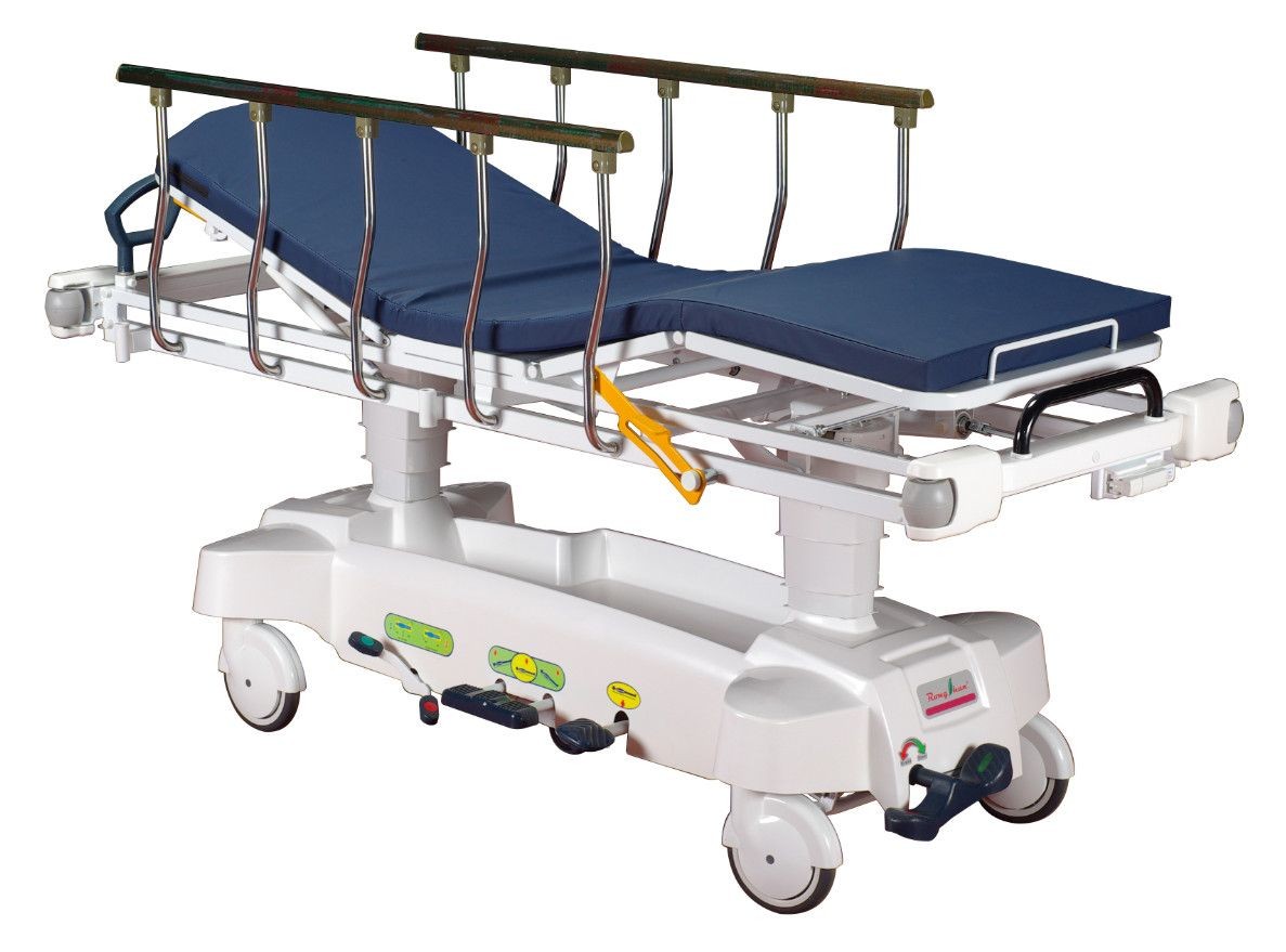 Buy Hydraulic Patient Transfer Trolley Hospital Bed Emergency Ambulance ...