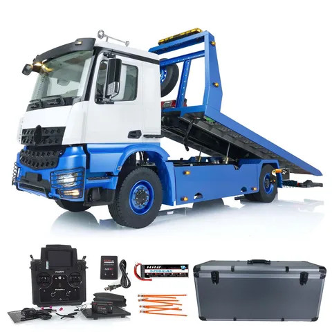 Buy 1/14 Jdm 196 Rc Hydraulic Flatbed Tow Truck Pl18lite Remote Control ...