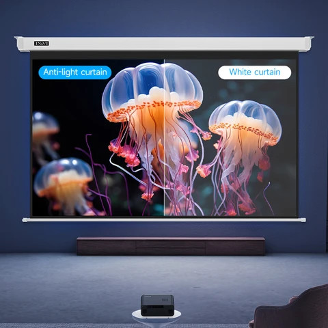 Buy 180 Inch Motorized Projector Screen 16:9 8k Matt White Standard ...