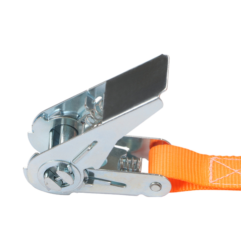 Buy 25mm 800kg 0.8t Endless Ratchet Strap Lashing Belt Red Color Cargo ...