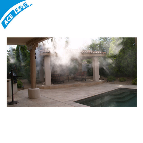 Buy 45 Nozzles High Pressure Cooling System Mist Fogger Machine For ...