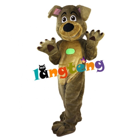 Buy 744 New Version Adult Full Body Character Outfits Brown Dog Mascot ...
