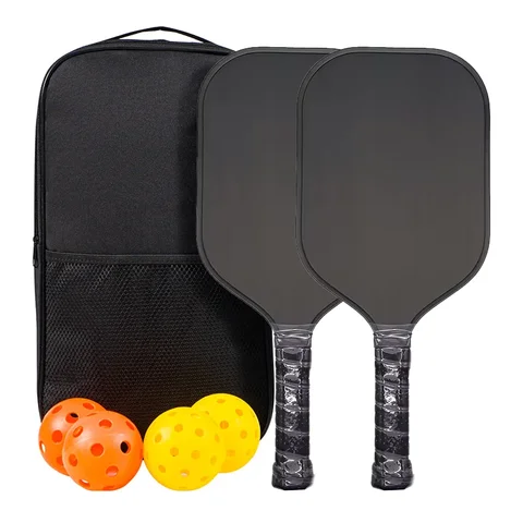 Buy Black Carbon Fiber T300 Pickleball Racquet Hot Formed Carbon Fiber ...