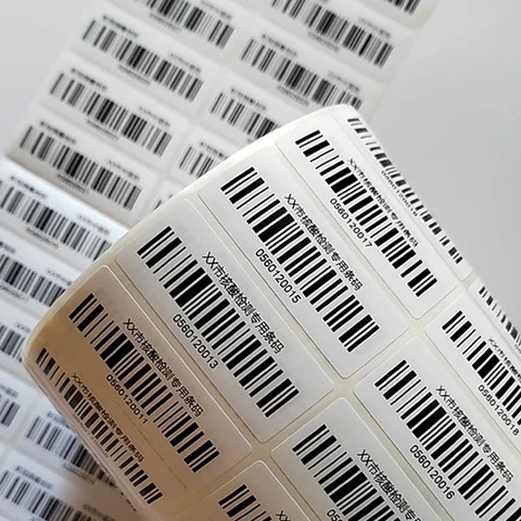 Buy Custom Barcode Sticker Label Decorative Logo Barcode Stickers Roll ...