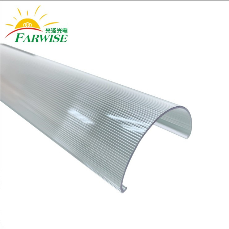 Buy Custom Clear Frosted Pvc Pc Pmma Linear Led Diffuser Cover ...