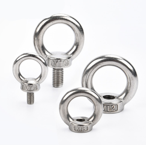 Buy Custom Good Load Bearing External Thread M8-m100 D Ring Screw Steel ...