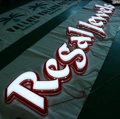 Buy Custom Led Letter Wall Sign Custom Logo 3d Letter Sign 3d Channel ...