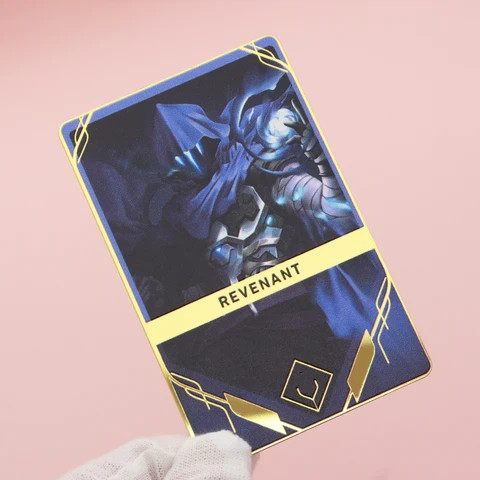 Buy Custom Metal Card 24k Gold Business Metal Game Embossing Name ...