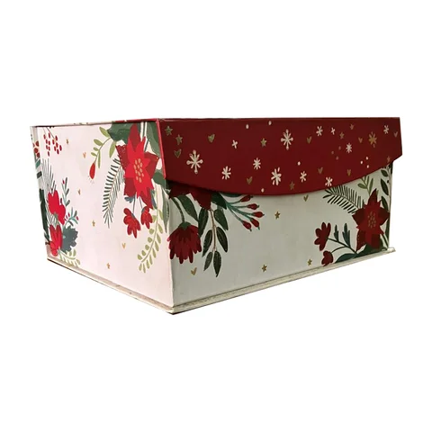 Buy Customizable X Mas Design Rigid Paper Boxes Made In India For ...