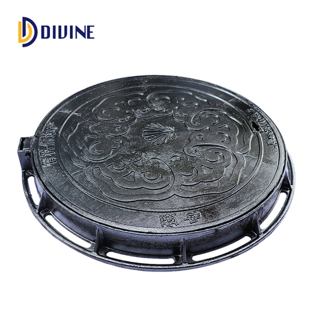 Buy Divine Ductile Iron Casting Round Double Seal Manhole Cover & Frame ...