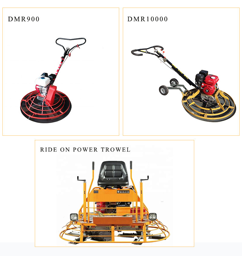 Buy Dmr1000 Diesel Petrol Engine 5.5hp Concrete Power Trowel Trowelling ...