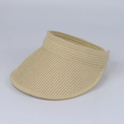 Buy Eco-friendly Logo Sun Kids Visor Hat Fashion Designer Straw Hat ...