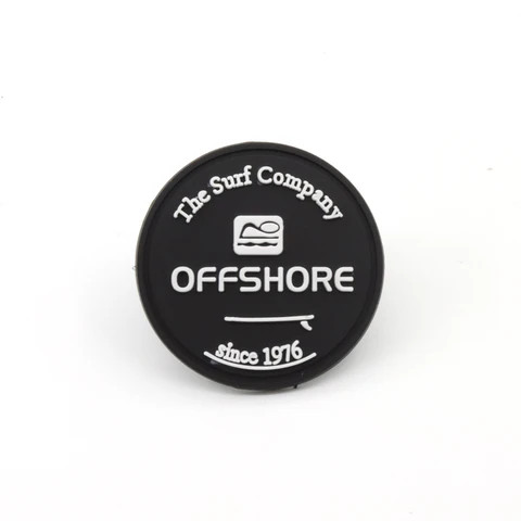 Buy Factory Custom Silicone Clothing Label 2dlogo Three-dimensional ...