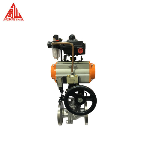 Buy Float Ball Valve Ss Cf8 Pn16 Ball Valve Pneumatic Actuator ...