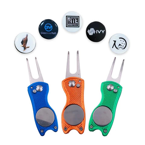 Buy Foldable Switch Blade Aluminum Bulk Metal Golf Divot Tool ...