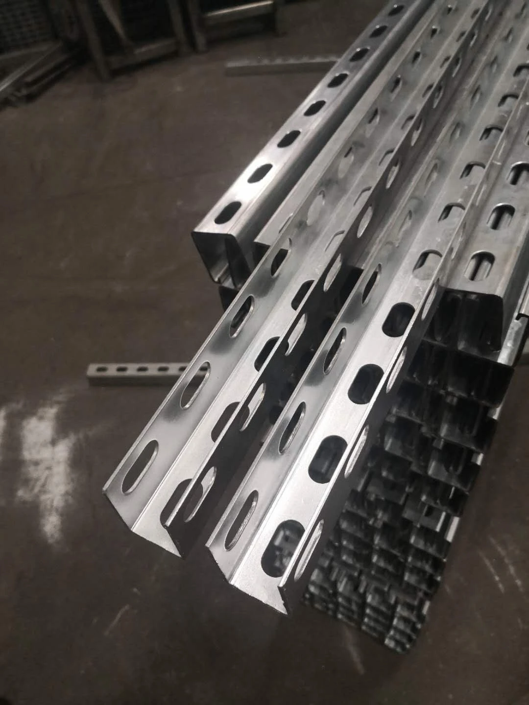 Buy Galvanized C Type Channel Steel Beams C Purlin Steel Large Span ...