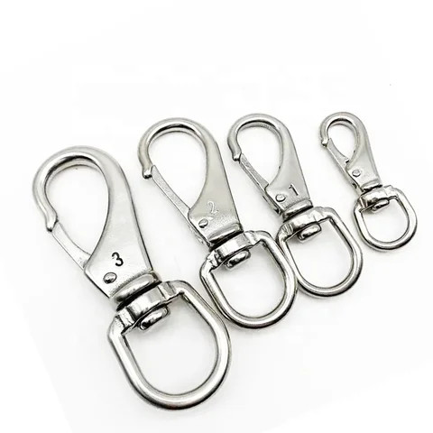 Buy Hardware Items Rigging Dog Leash Swivel Carabiner Stainless Steel ...
