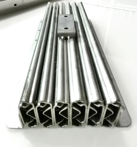 Buy Heavy Duty Dining Table Slide Multi-section Folding Table Track ...