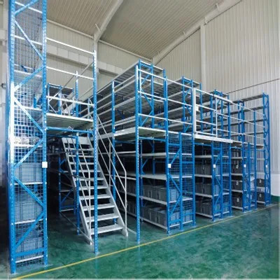 Buy Heavy Duty Platform Shelves Rack Multi Tier Warehouse Storage Steel ...