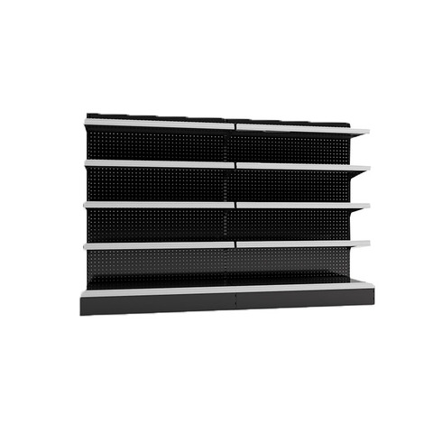 Buy Heavy Duty Supermarket Metallic Shelves Store Display Racks Gondola ...