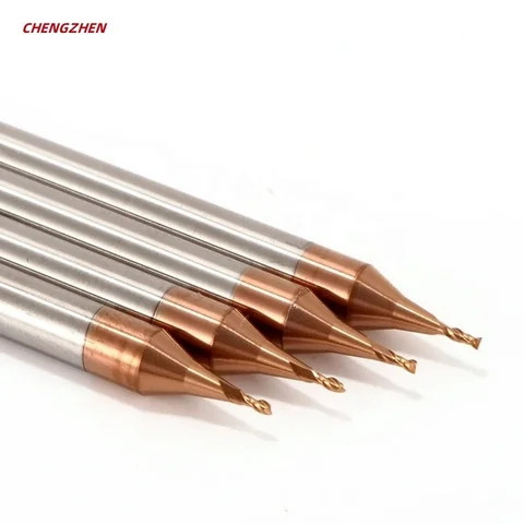 Buy Hrc56 Micro End Milling Cutter Carbide Microball Head Flat End ...