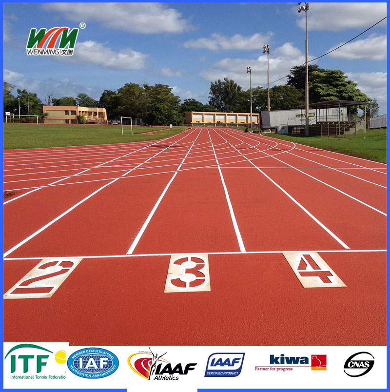 Buy Iaaf Approved Spray-coat Rubber Running Track Paint Epdm Granules ...