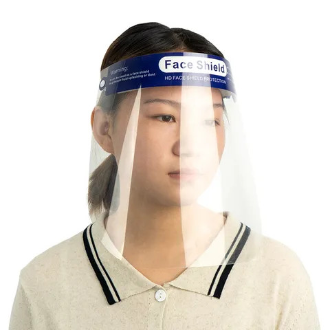 Buy Industrial Dust-proof Face Shield Transparent Disposable Protective ...