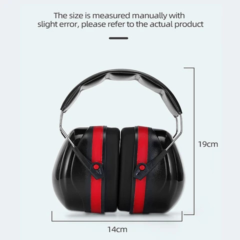 Buy Industrial Safety Earmuffs Helmet Cap Mount Cover Head Ear ...