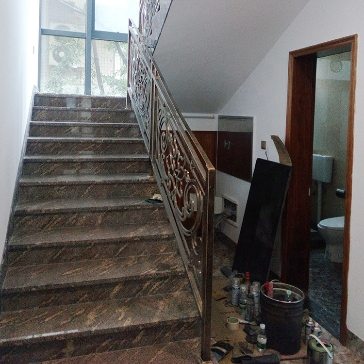 Buy Iron Plate Carving Hollow Stair Handrail from Foshan Tanlong Metal ...