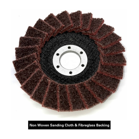 Buy Konafelx Flap Grinding Disc Angle Grinder Non-woven Polishing Flap Disc from Anhui Konaflex ...