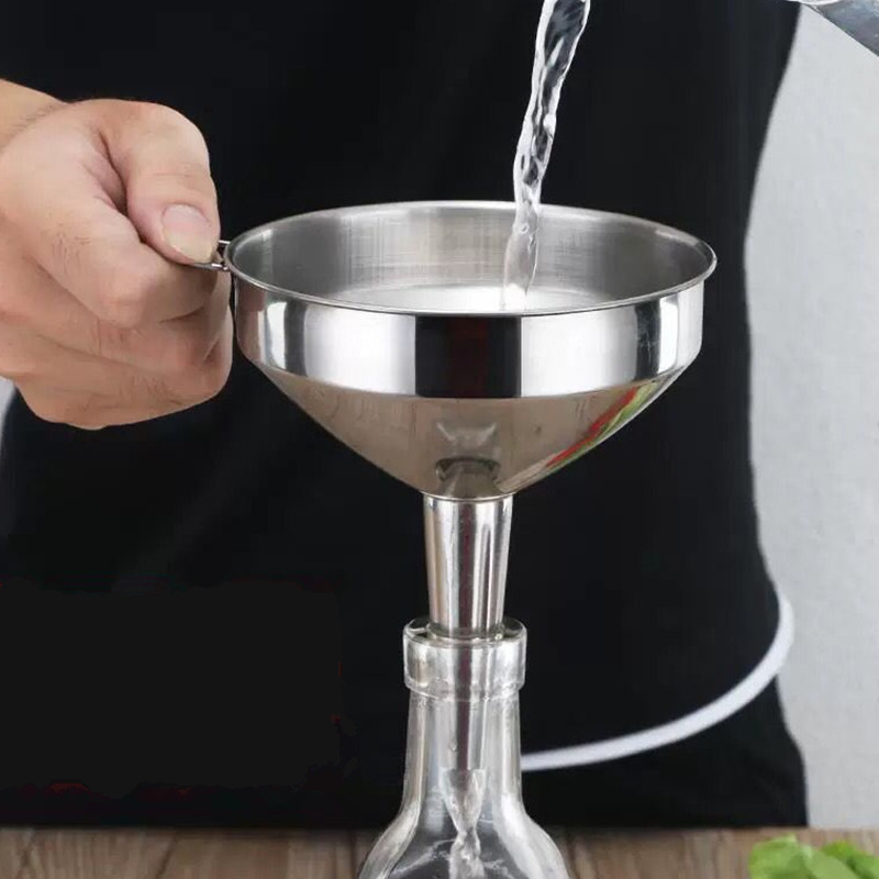 Buy Large Diameter Stainless Steel Oil Funnel Separatory Funnel Trap ...